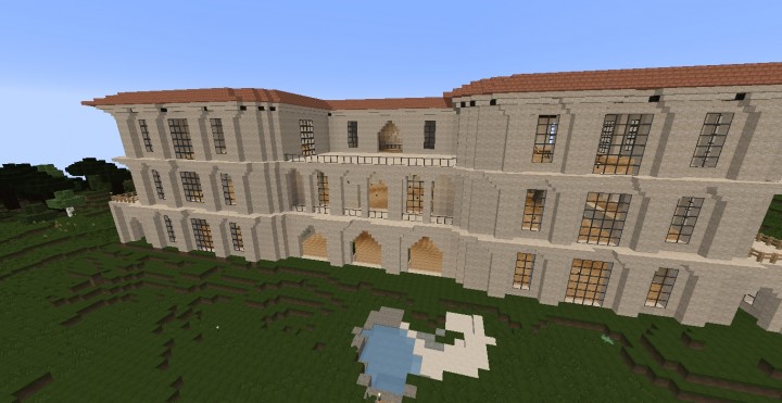 Large Mediterran Villa Minecraft Map