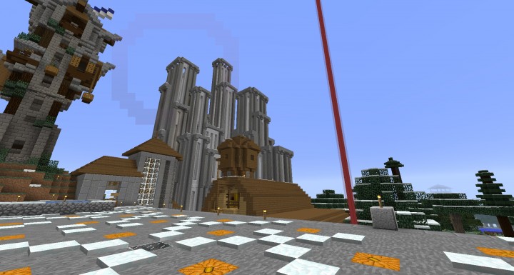Modern Town hall Minecraft Map