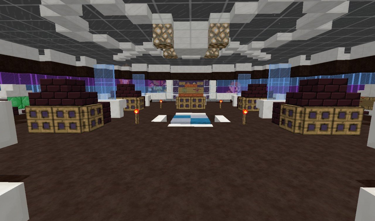 A Spawn + Creative Plot I made on a server. Minecraft Map