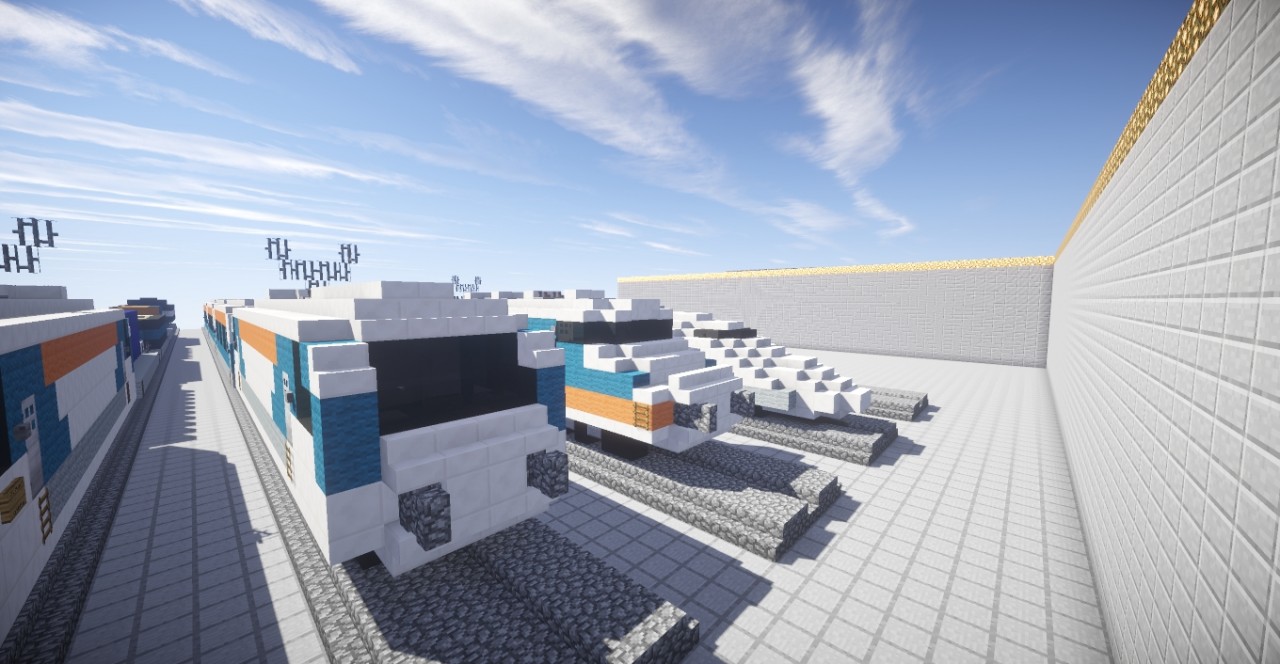 Collection of Trains (Galaxy Concept) Minecraft Map