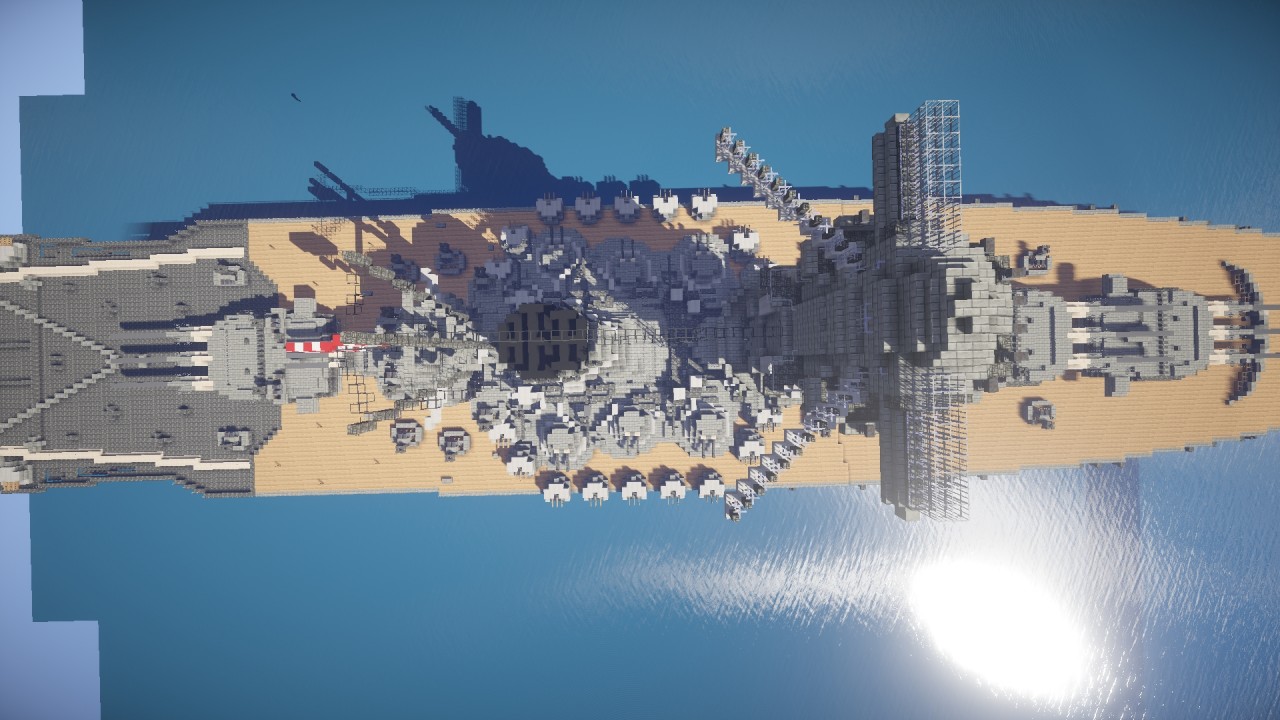 Yamato Battleship IJN Minecraft Map
