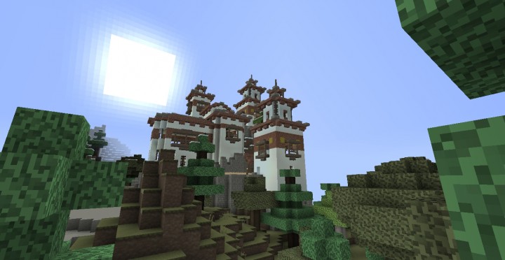 Mountaintop Monastery Minecraft Map