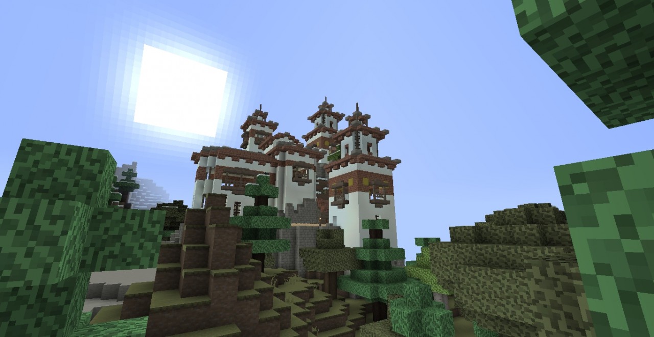 Mountaintop Monastery Minecraft Map