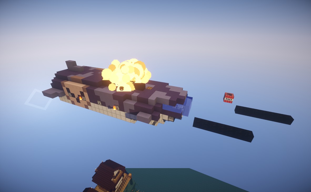 Working Air Warship: Barracuda Submersible Attack Craft With Adjustable ...