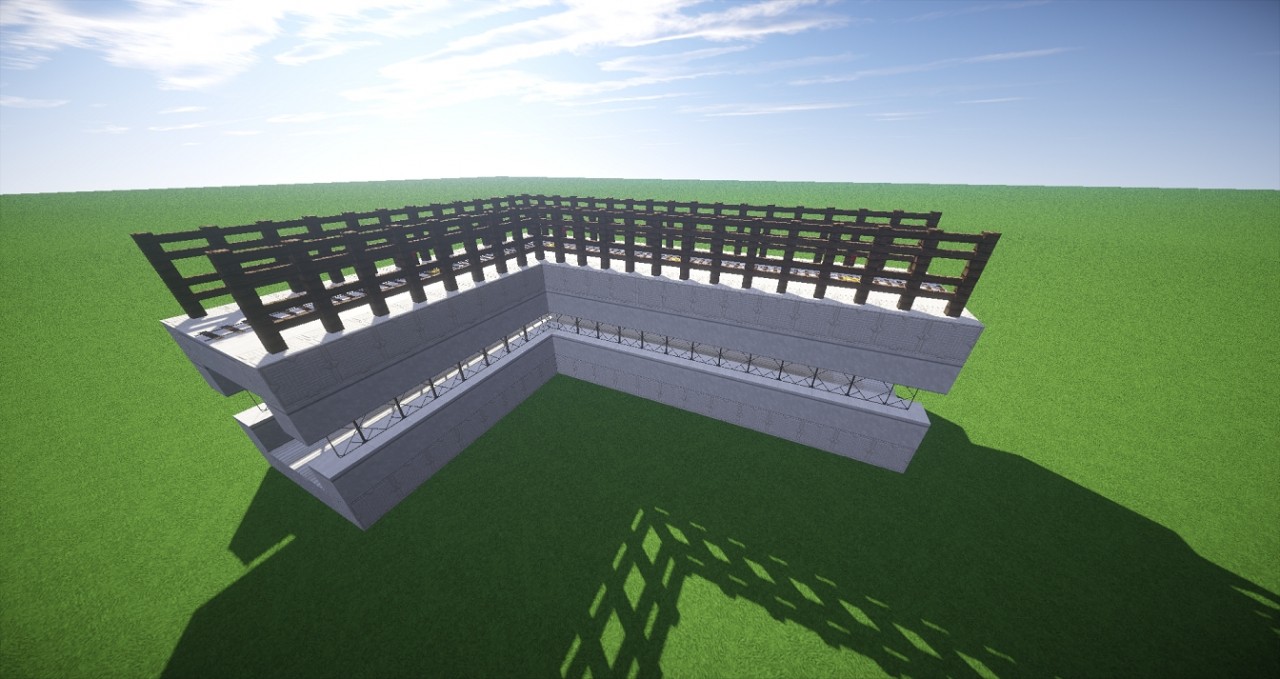 Anti Mob Land walkway Template(Corner) Minecraft Map
