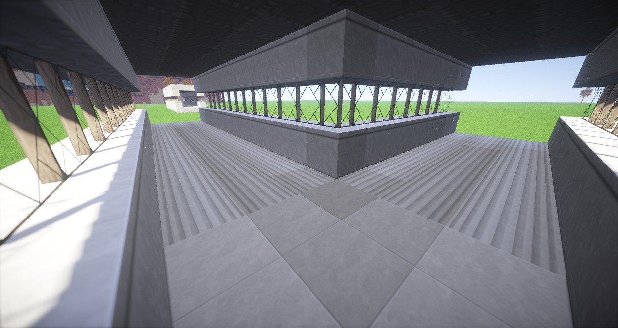 Anti Mob Land walkway Template(Corner) Minecraft Map