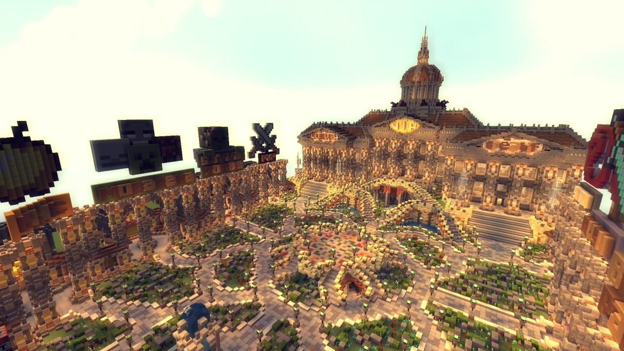 [Commission] Spawn - MegaCube Minecraft Map