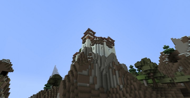 Mountaintop Monastery Minecraft Map