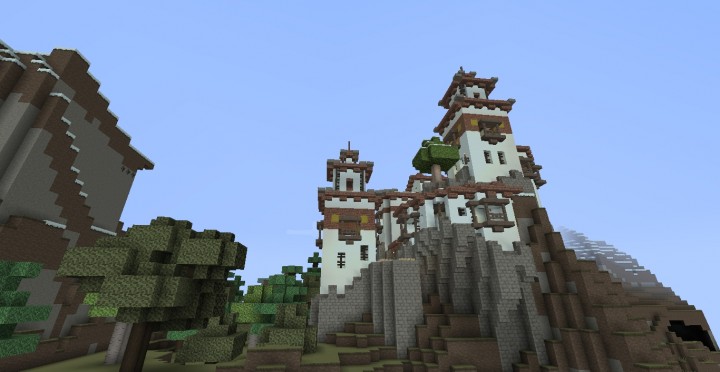 Mountaintop Monastery Minecraft Map