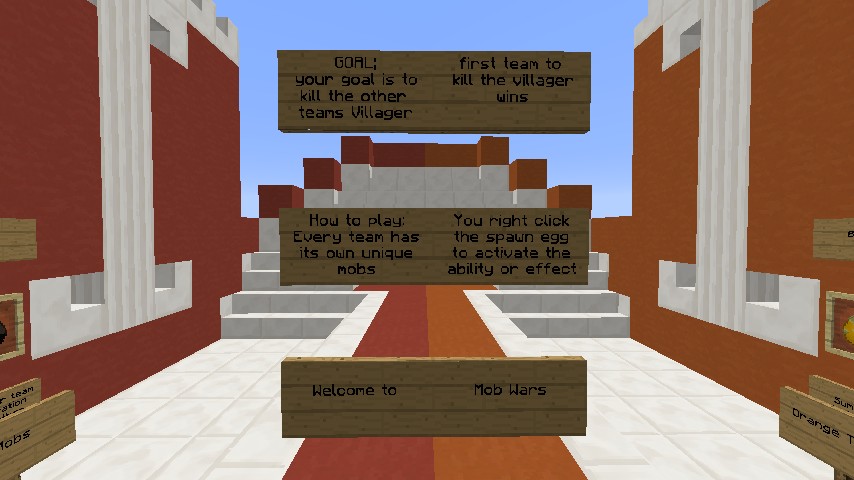 Mob Wars By:joesamy2 Minecraft Map