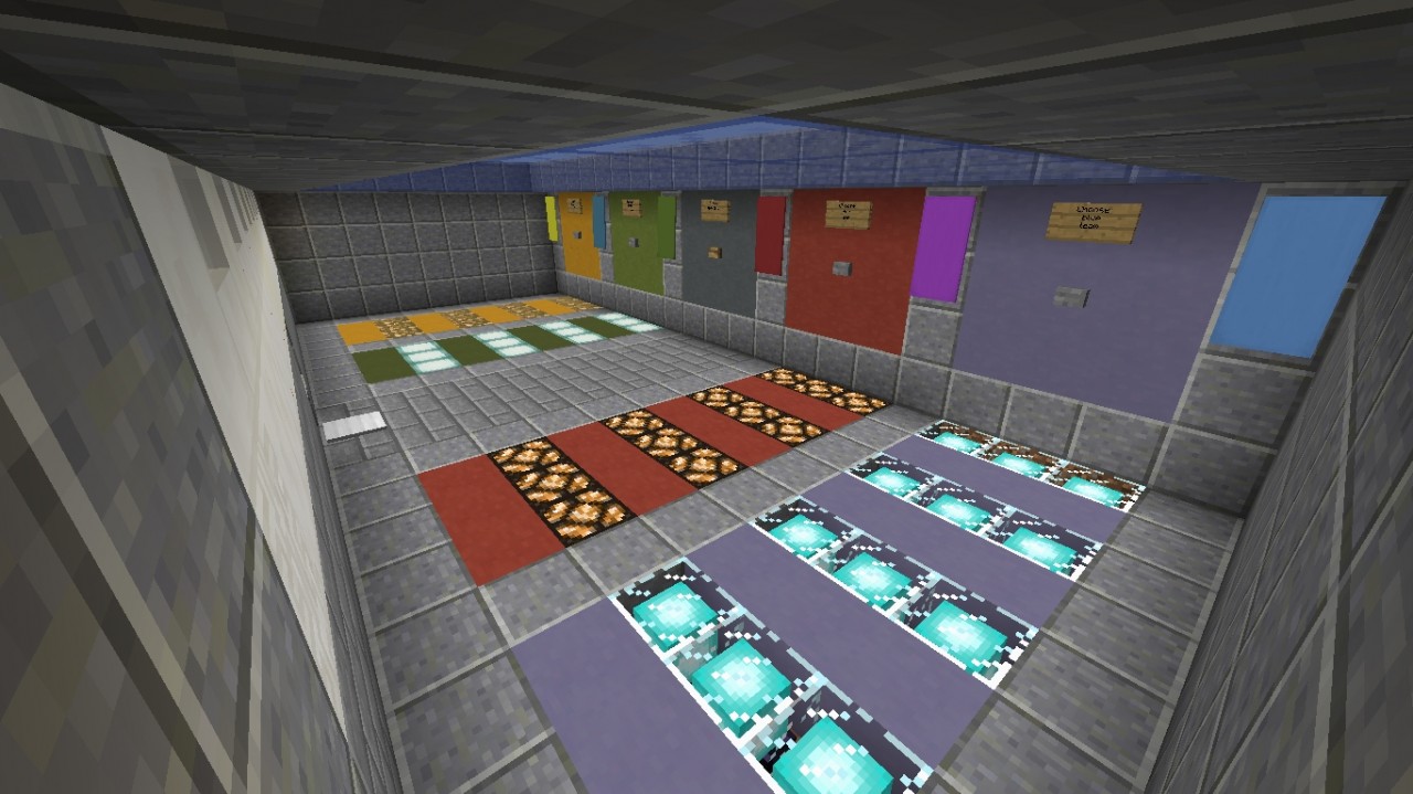 Levels Parkour Race 1.8 Minecraft Map