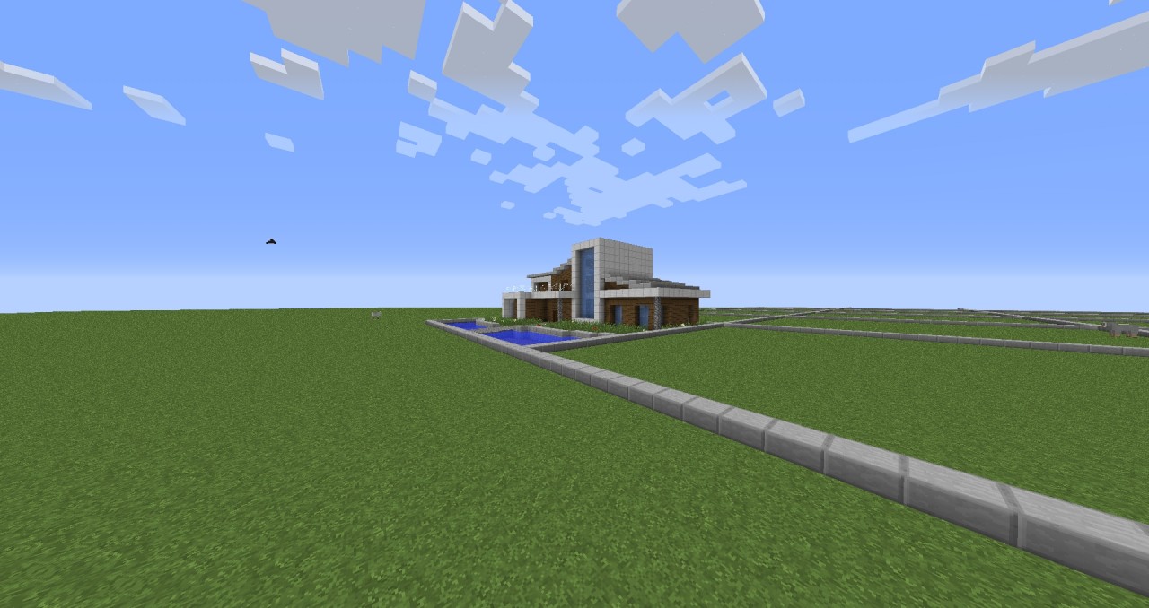 Trying a new building style Minecraft Map
