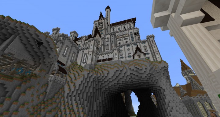 White Wall Castle Minecraft Map