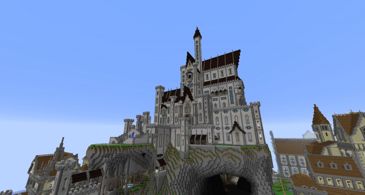 White Wall Castle Minecraft Map