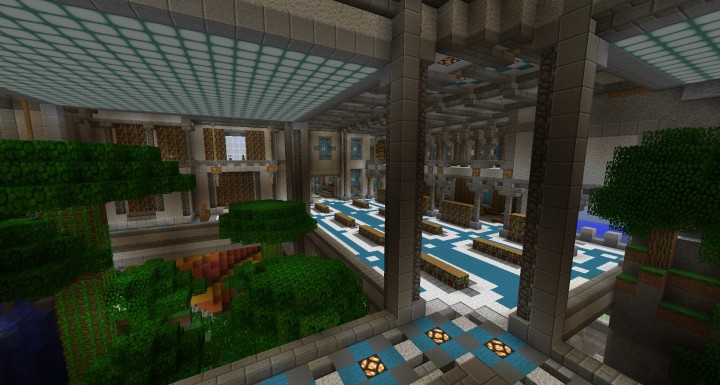 White Wall Castle Minecraft Map