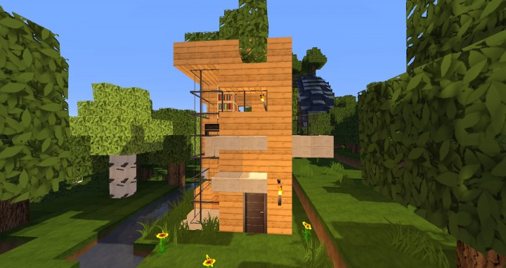 5x5 house Minecraft Map