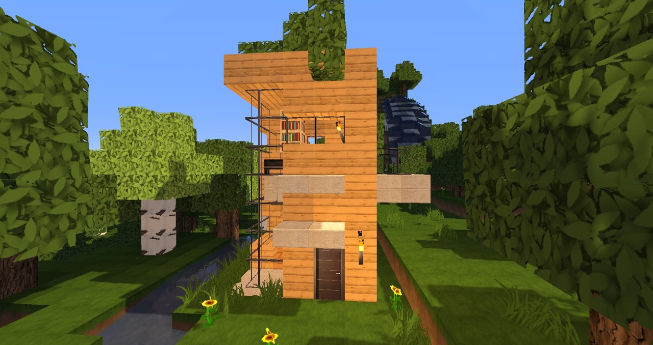 5x5 house Minecraft Map