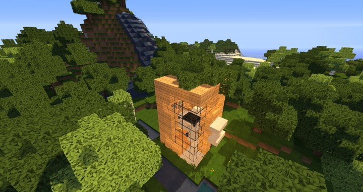 5x5 house Minecraft Map