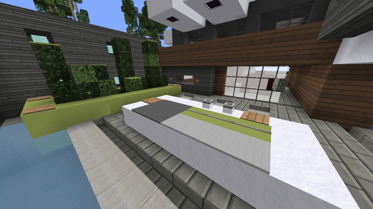 Rise (Modern/Minimal Home) Minecraft Map