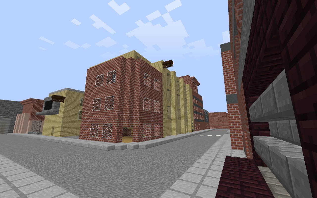 rp_downtown in minecraft! Minecraft Map