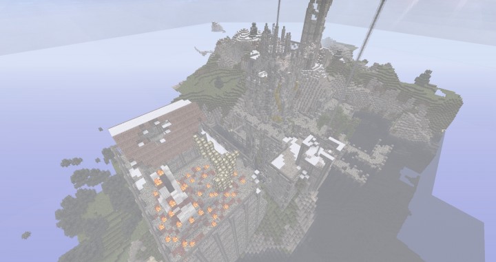 The Lands of The Shattered Realm Minecraft Map