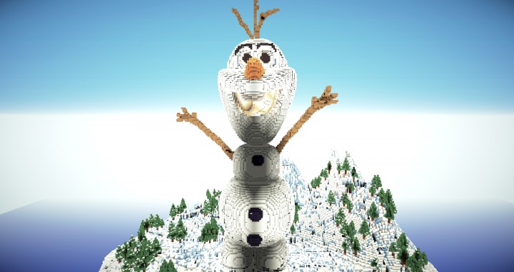 Minecraft Timelapse - Disney's Frozen: Olaf Minecraft Map