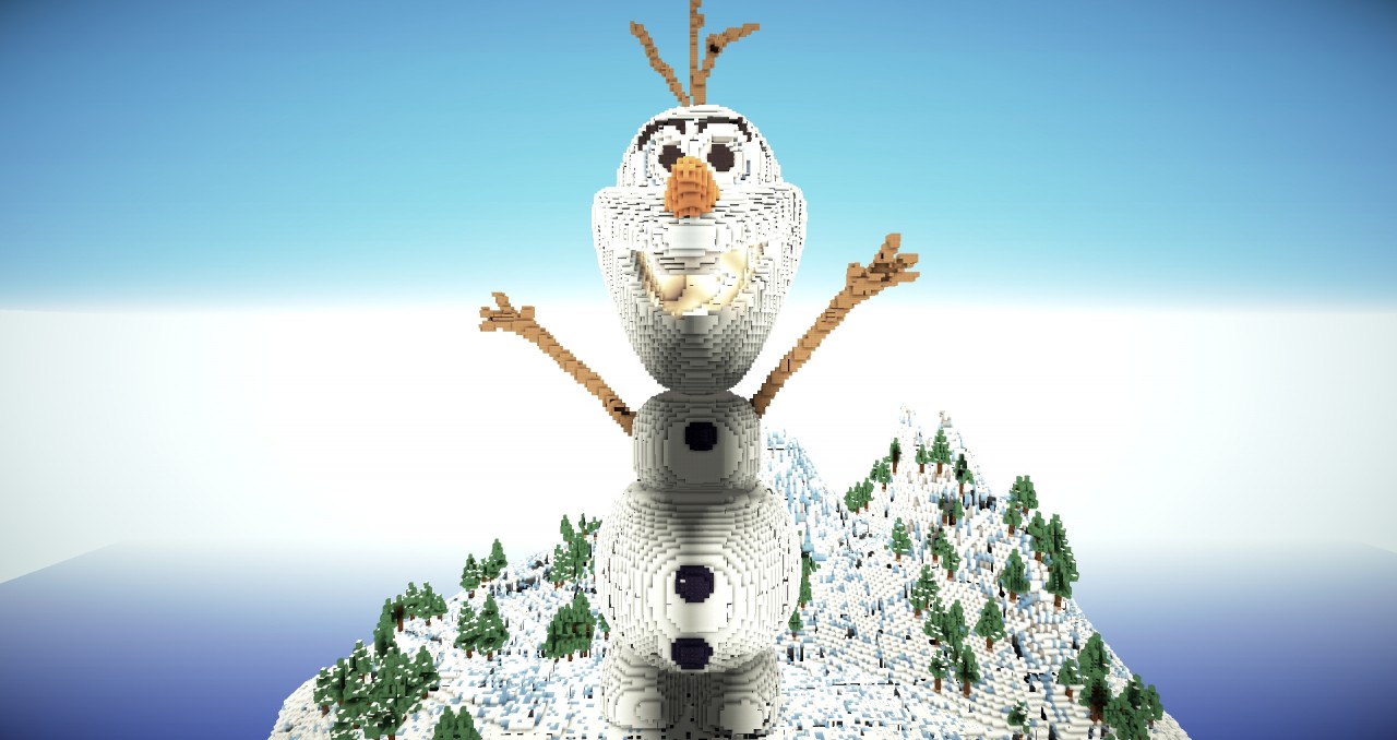 Minecraft Timelapse - Disney's Frozen: Olaf Minecraft Map