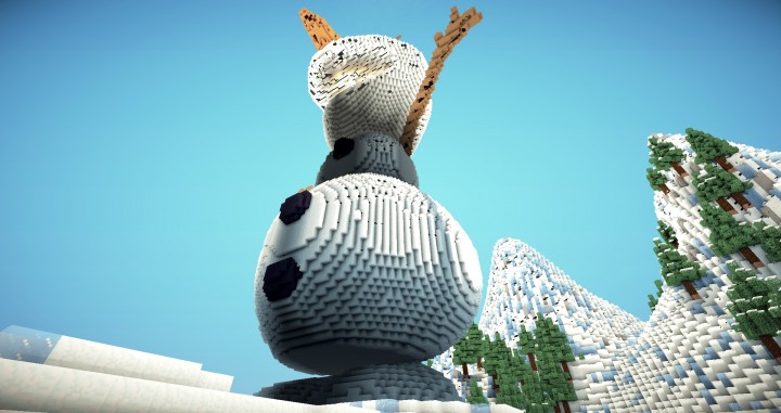 Minecraft Timelapse - Disney's Frozen: Olaf Minecraft Map