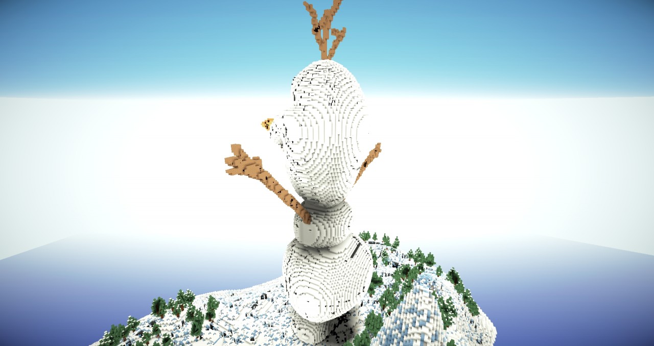 Minecraft Timelapse - Disney's Frozen: Olaf Minecraft Map