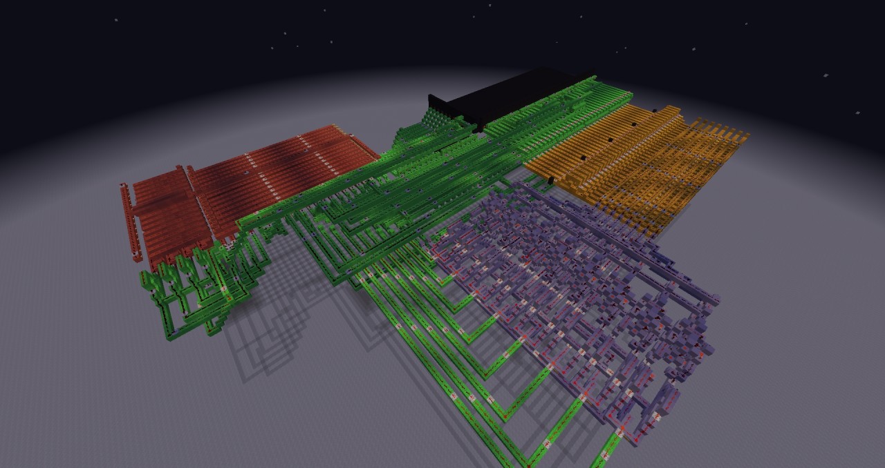 8 bit Redstone Computer Minecraft Map