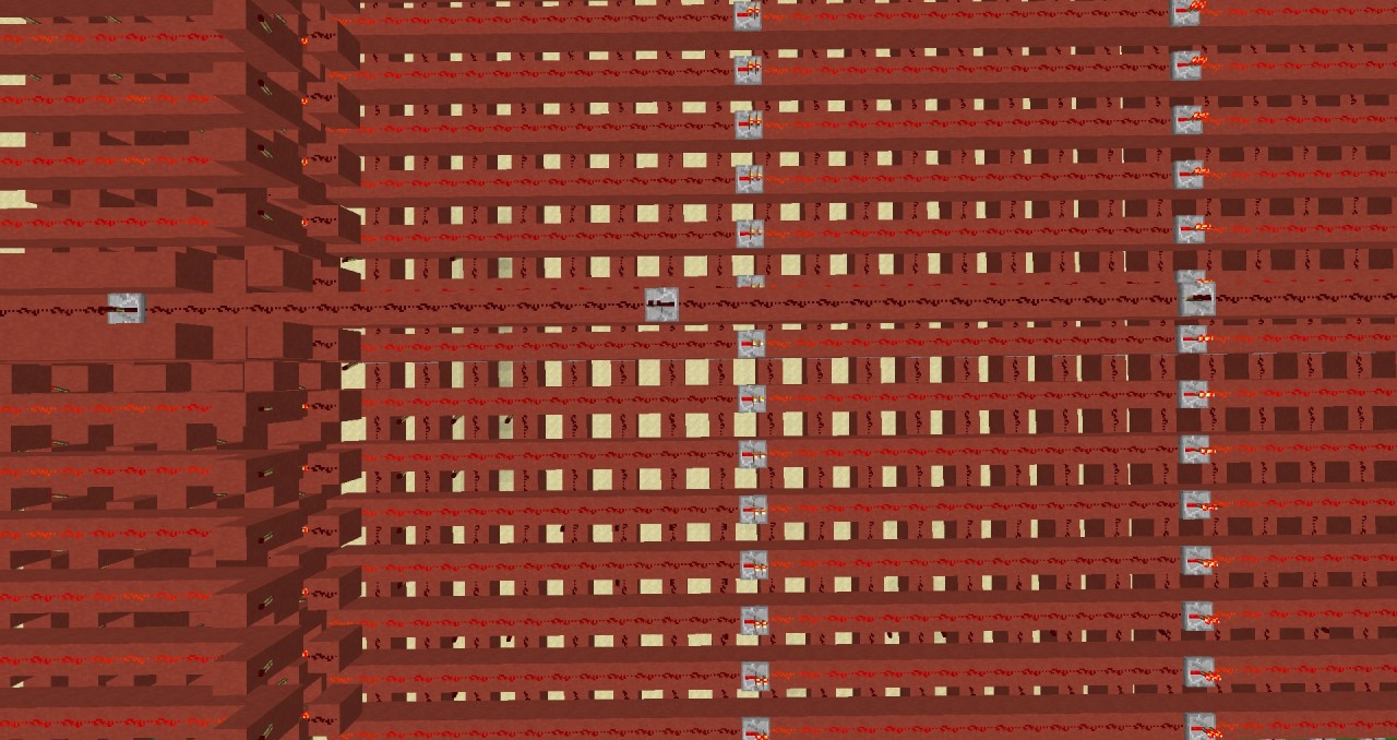 8 bit Redstone Computer Minecraft Map