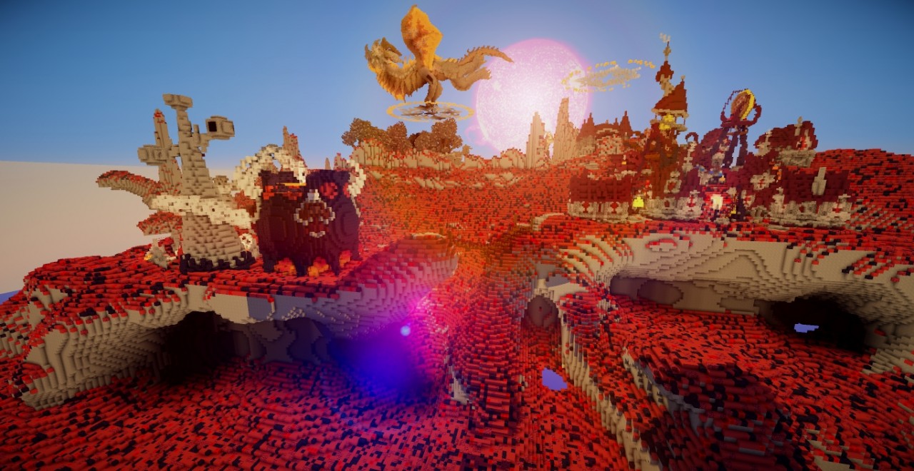 Requiem The sanctuary of dragons Minecraft Map