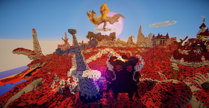 Requiem The sanctuary of dragons Minecraft Map