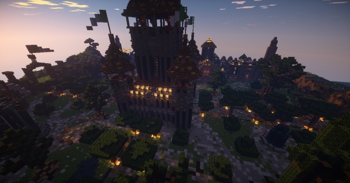 Factions server spawn Minecraft Map