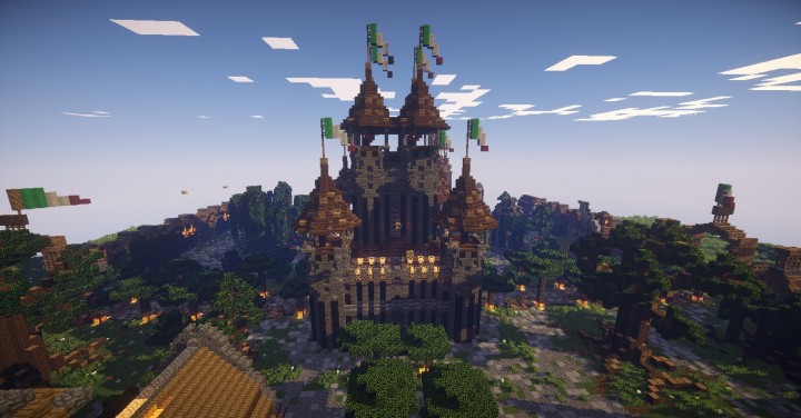 Factions server spawn Minecraft Map