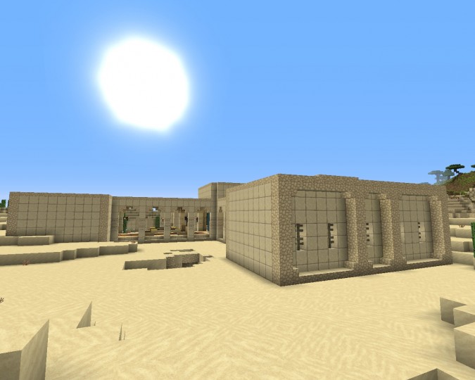 Magnific Desert Manor Minecraft Map