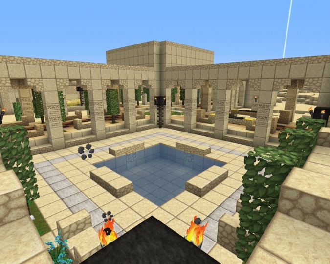 Magnific Desert Manor Minecraft Map