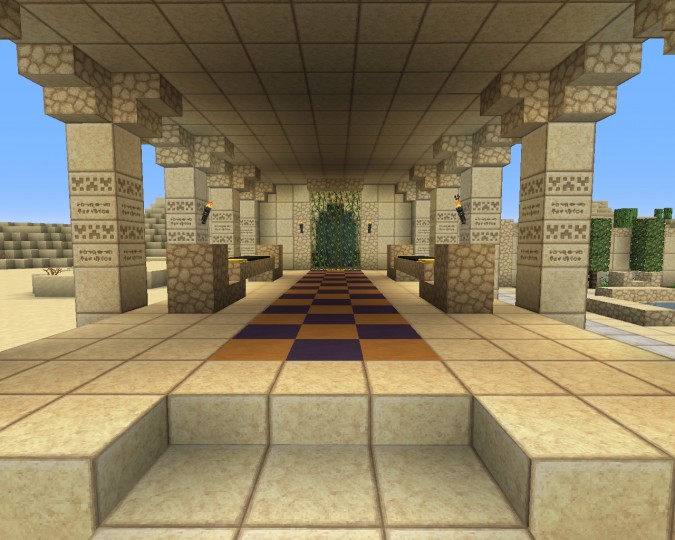 Magnific Desert Manor Minecraft Map