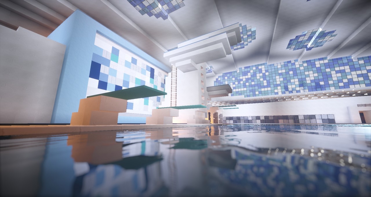 Olympic swimming pool Minecraft Map