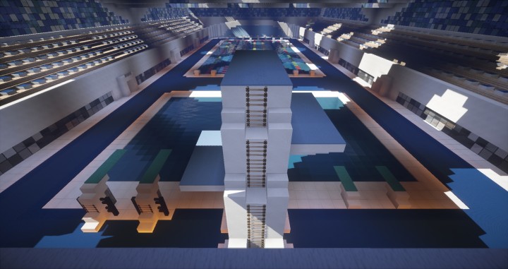Olympic swimming pool Minecraft Map