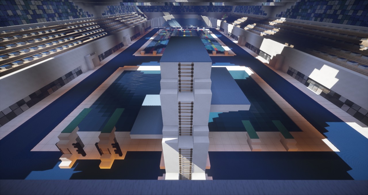 Olympic swimming pool Minecraft Map