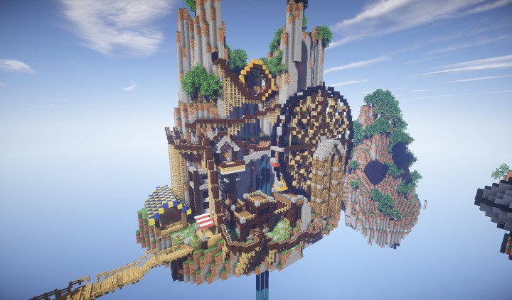 Steam Punk Sky Build Minecraft Map