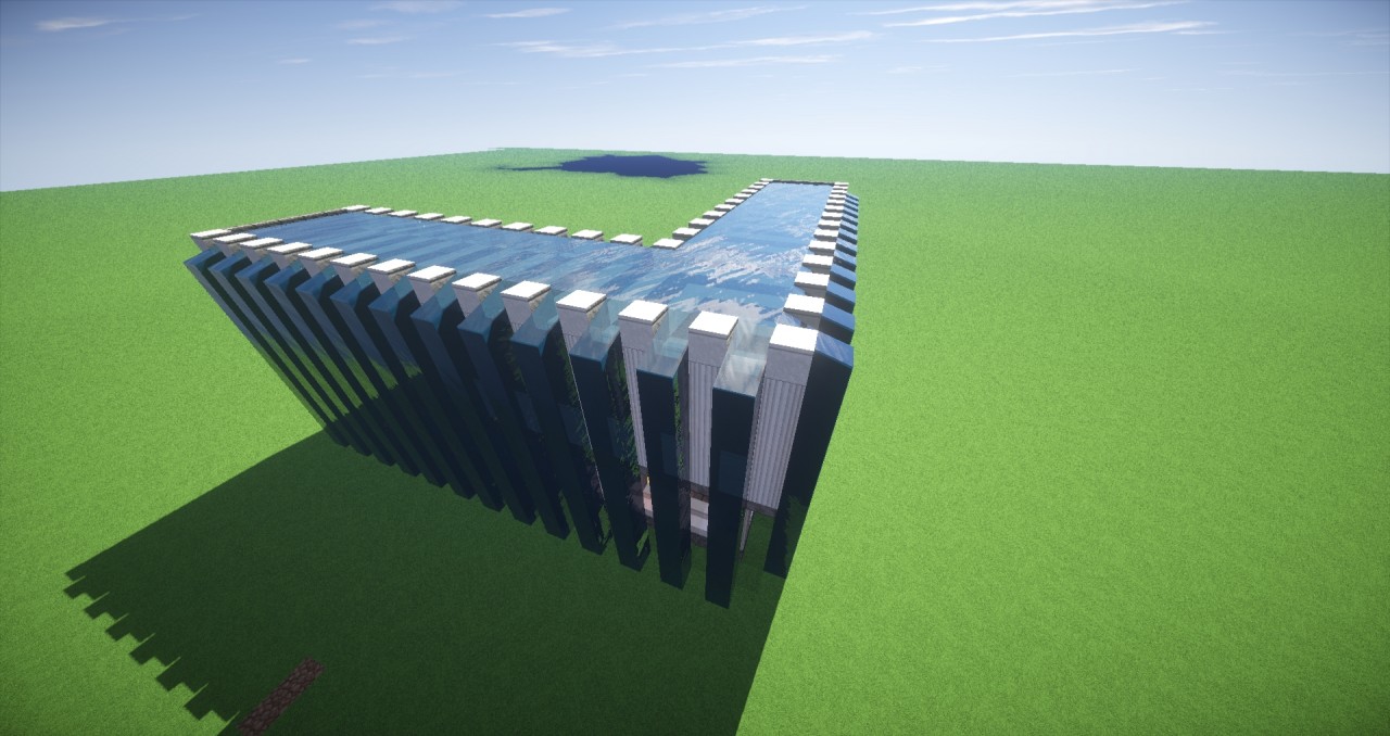 Water Covered Walkway Template (corner) Minecraft Map