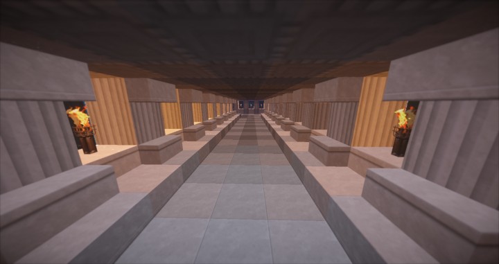 Water Covered Walkway Template (corner) Minecraft Map