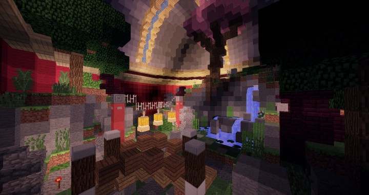 Khandro the flying temple Minecraft Map