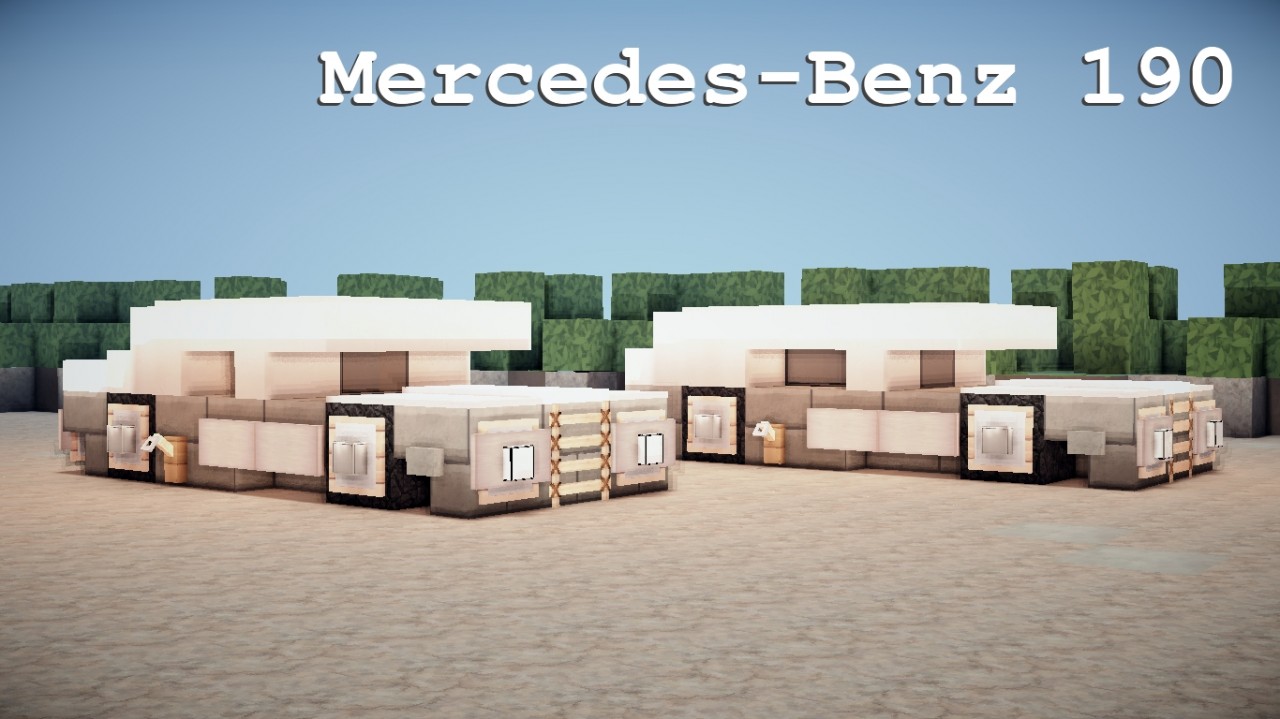 Mercedes-Benz 190 Minecraft Map