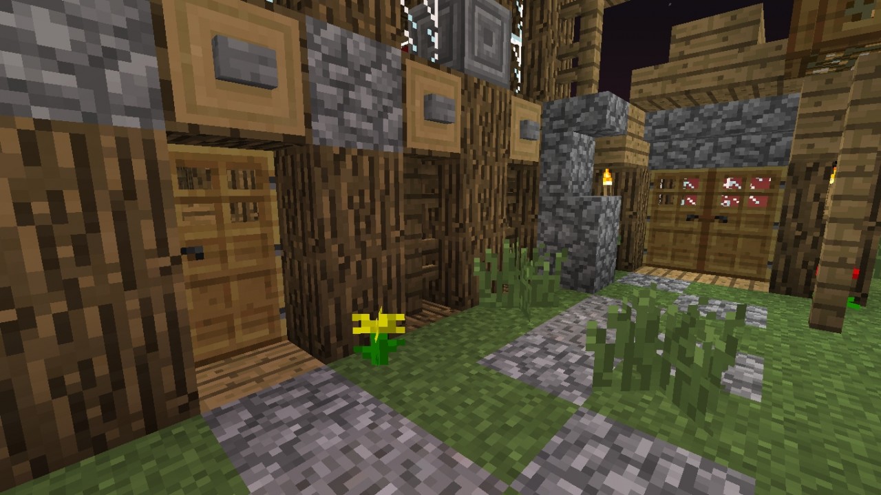 Floating Settlement Minecraft Map