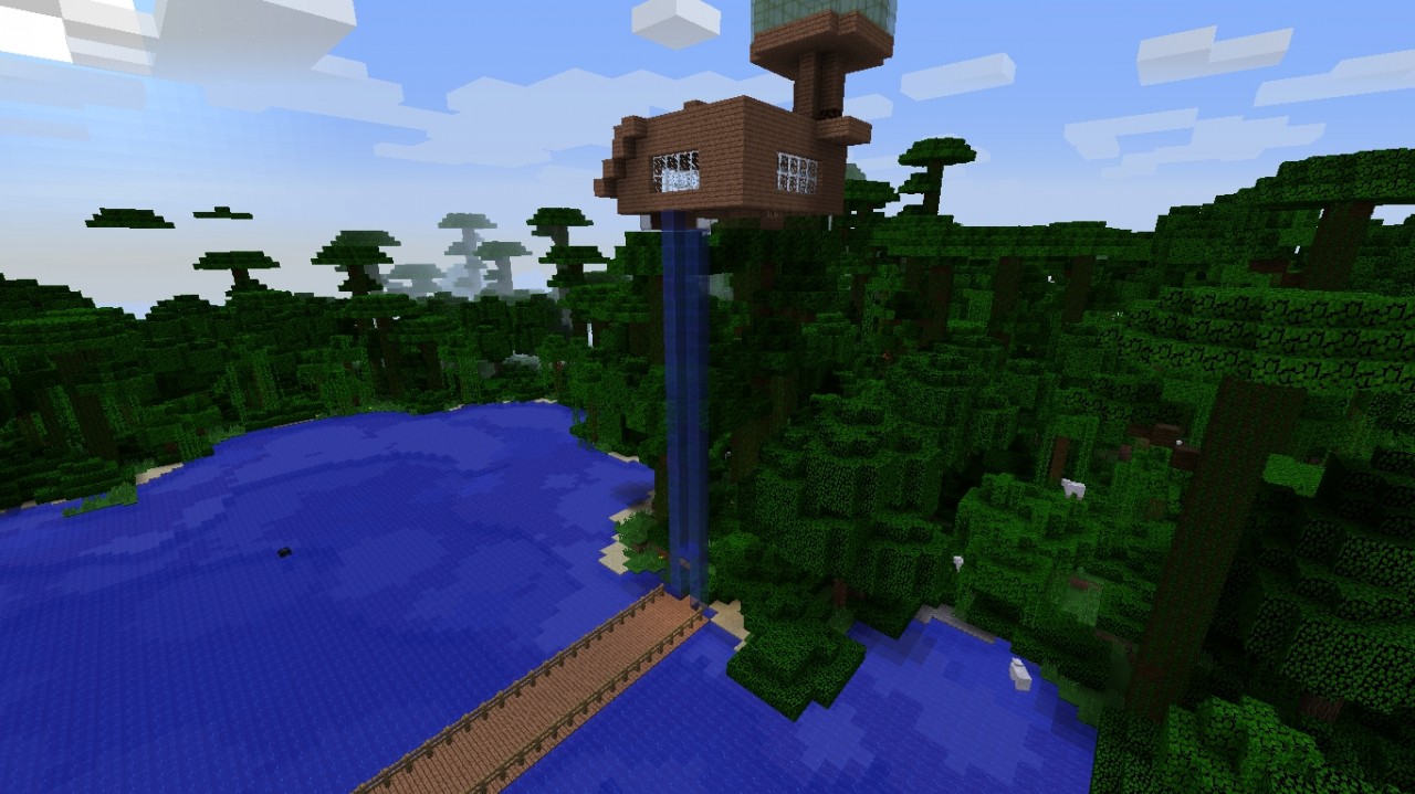 Jungle Treehouse Minecraft Map