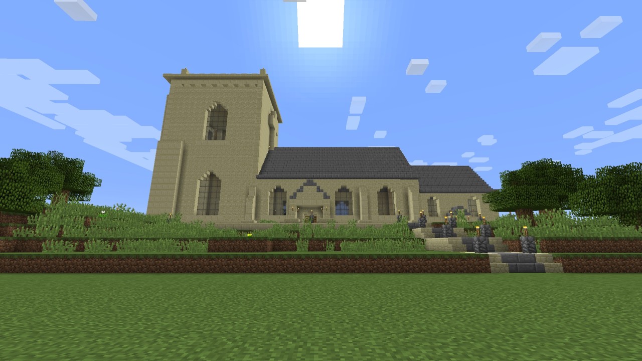 Sandstone Church Minecraft Map