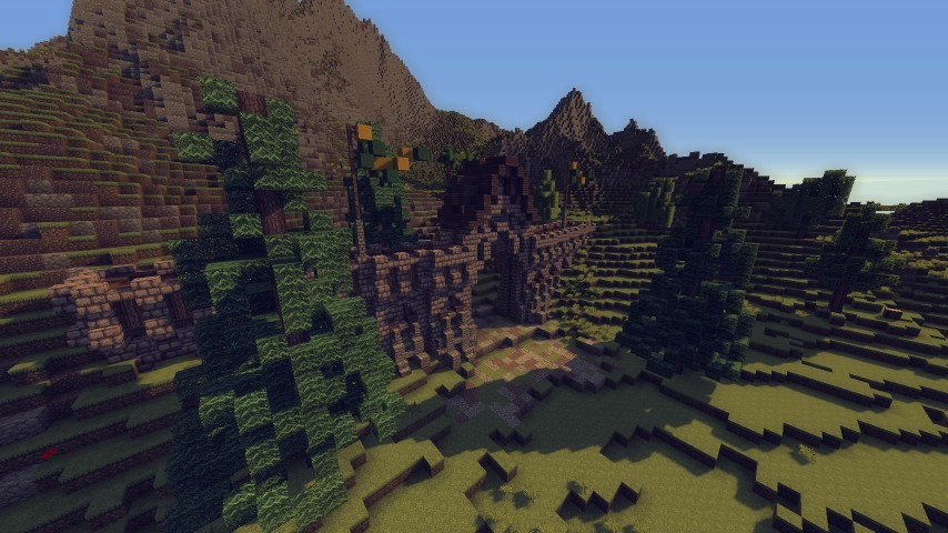 Medieval Gate/Wall Minecraft Map